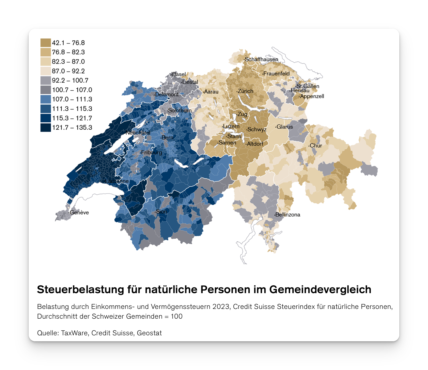 Steuerfuss Gemeinde: Erklärung & Kantone im Vergleich 2025!